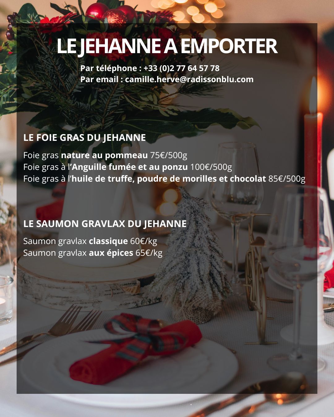 Le Jehanne à Emporter : Des Fêtes Gourmandes ...