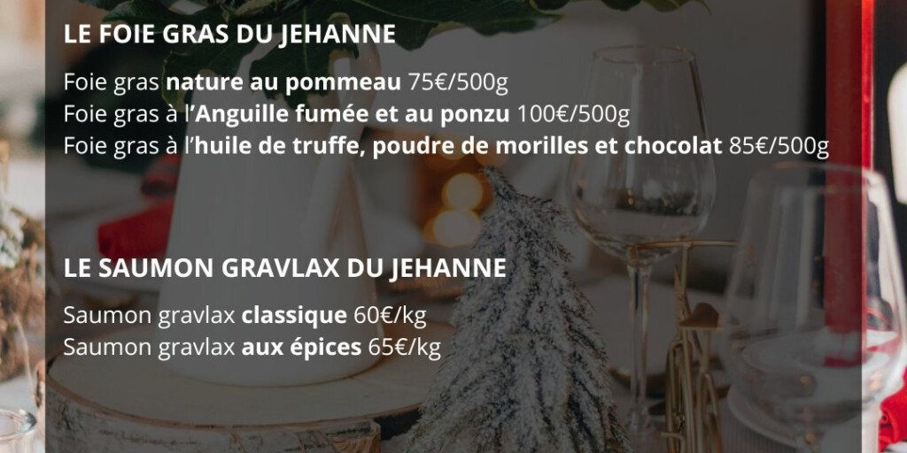 Le Jehanne à Emporter : Des Fêtes Gourmandes ...